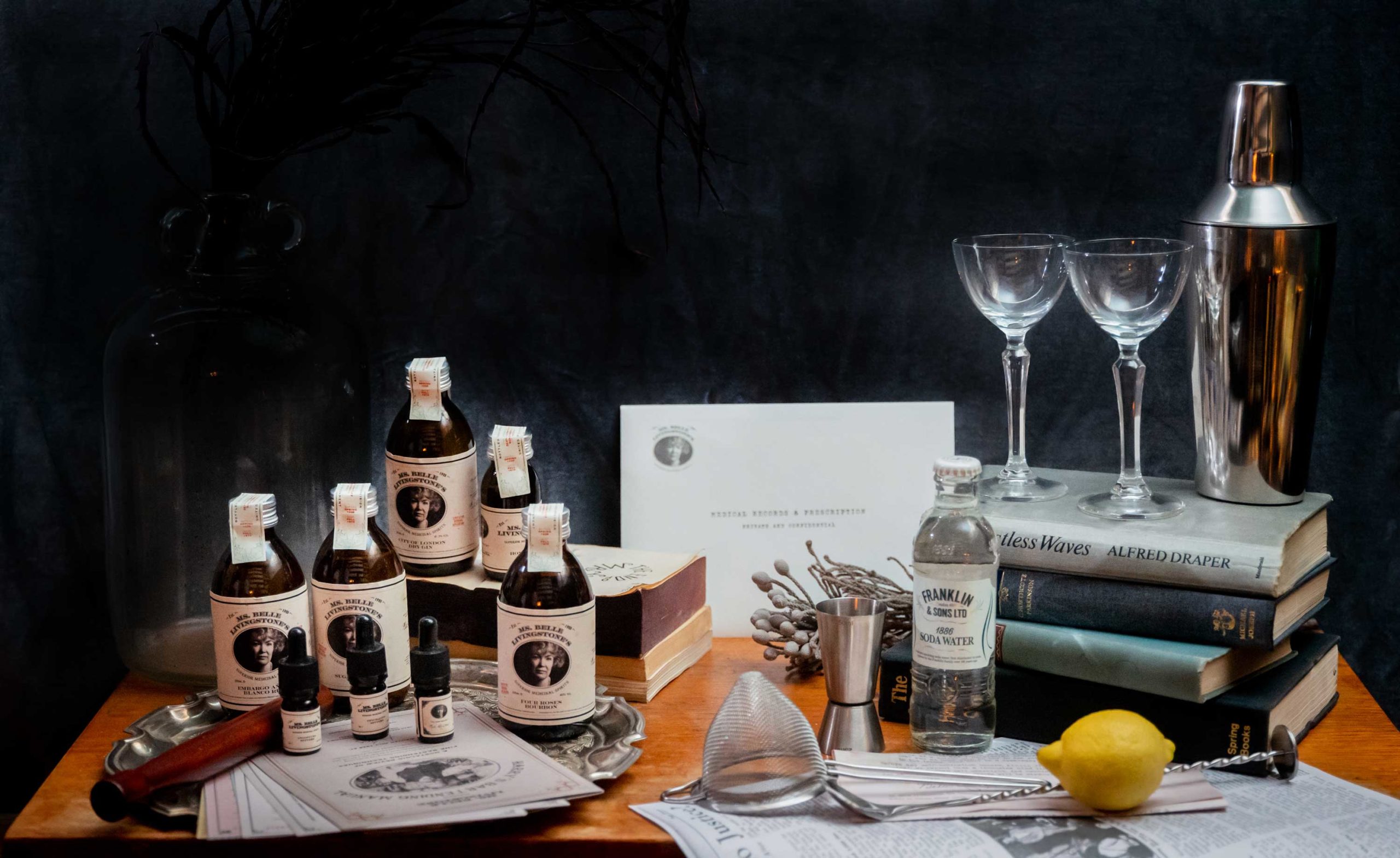 Ms. Belle Livingstone's Extraordinary Jazz Age Cocktail Kit